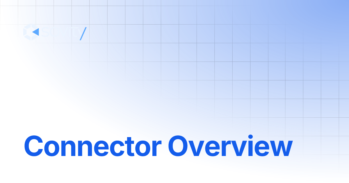 Connector Overview | Documentation