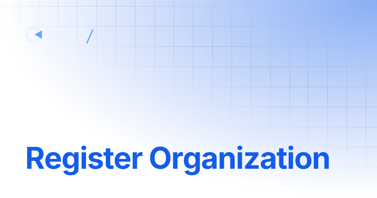Register Organization | Documentation